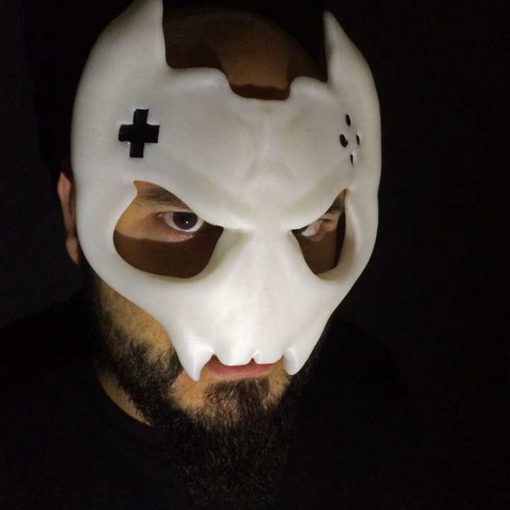 3D Printable BLAME THE CONTROLLER MASK! by Ricardo Salomao