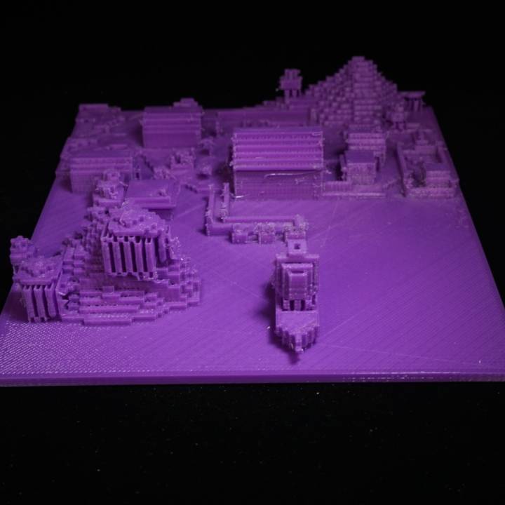 3D Printable Minecraft world by Vash Wolf