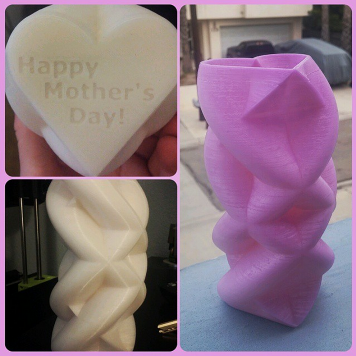 3D Printable Mother's Day Vase by Robert Neal