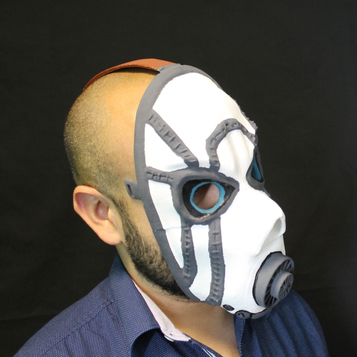 3D Printable borderlands Psycho Wearable Mask by Patrick Andrus