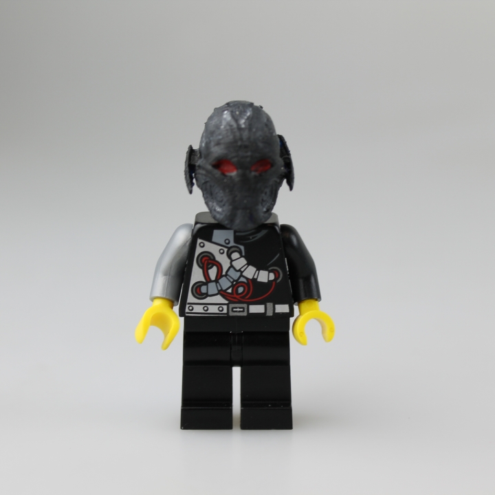 3D Printable lego ultron head by Stefanos Anagnostopoulos