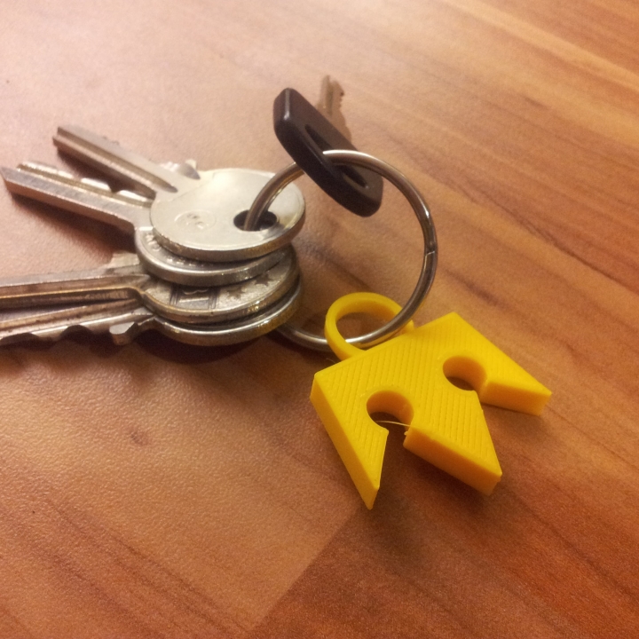 3D Printable Kingdom Hearts Crown Keychain by Nicholas Martinez