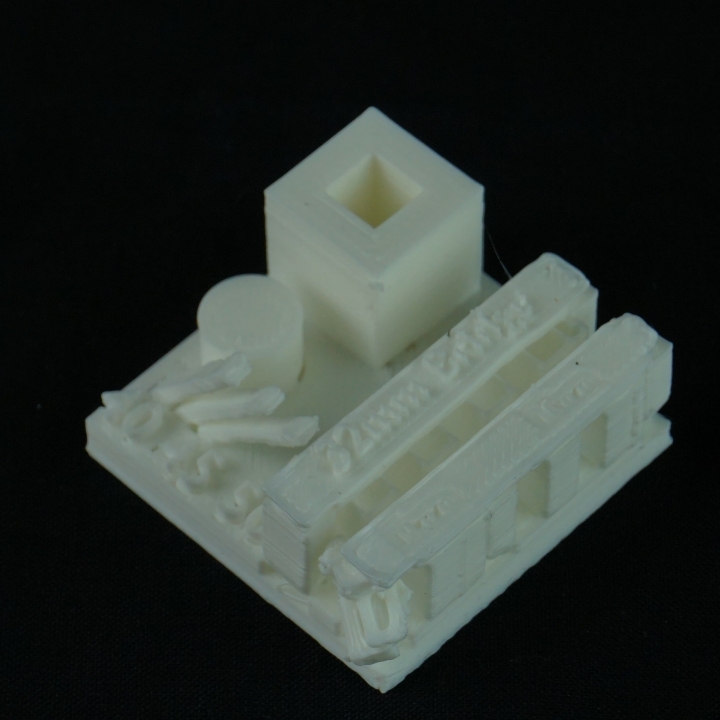 3D Printable Object to test your 3d printer by Fjodor van Steenis