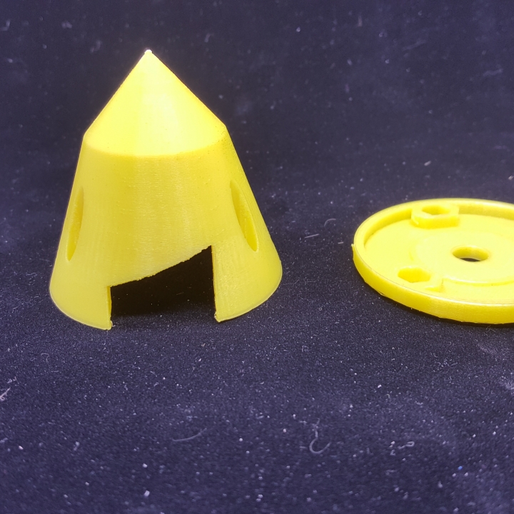3D Printable Prop spinner for reaper predator by don