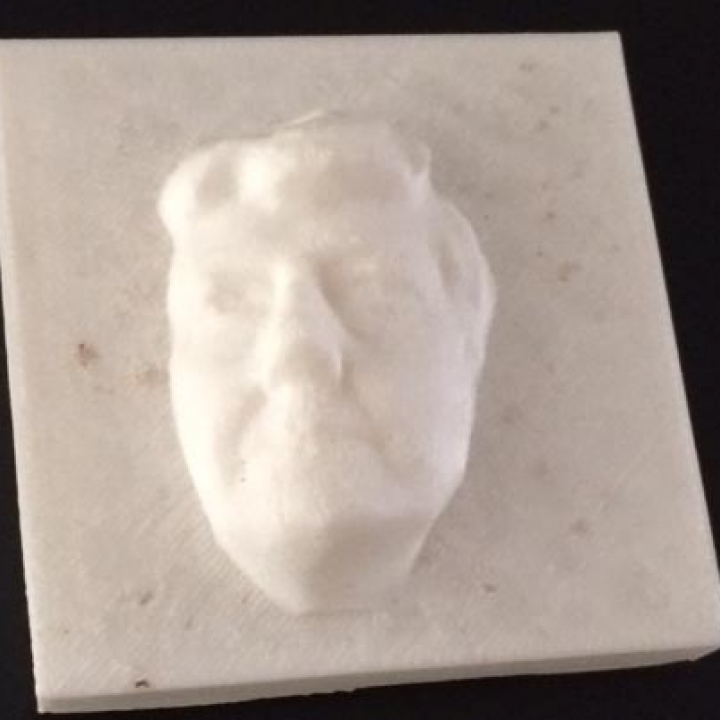 3D Printable Face Tile by David