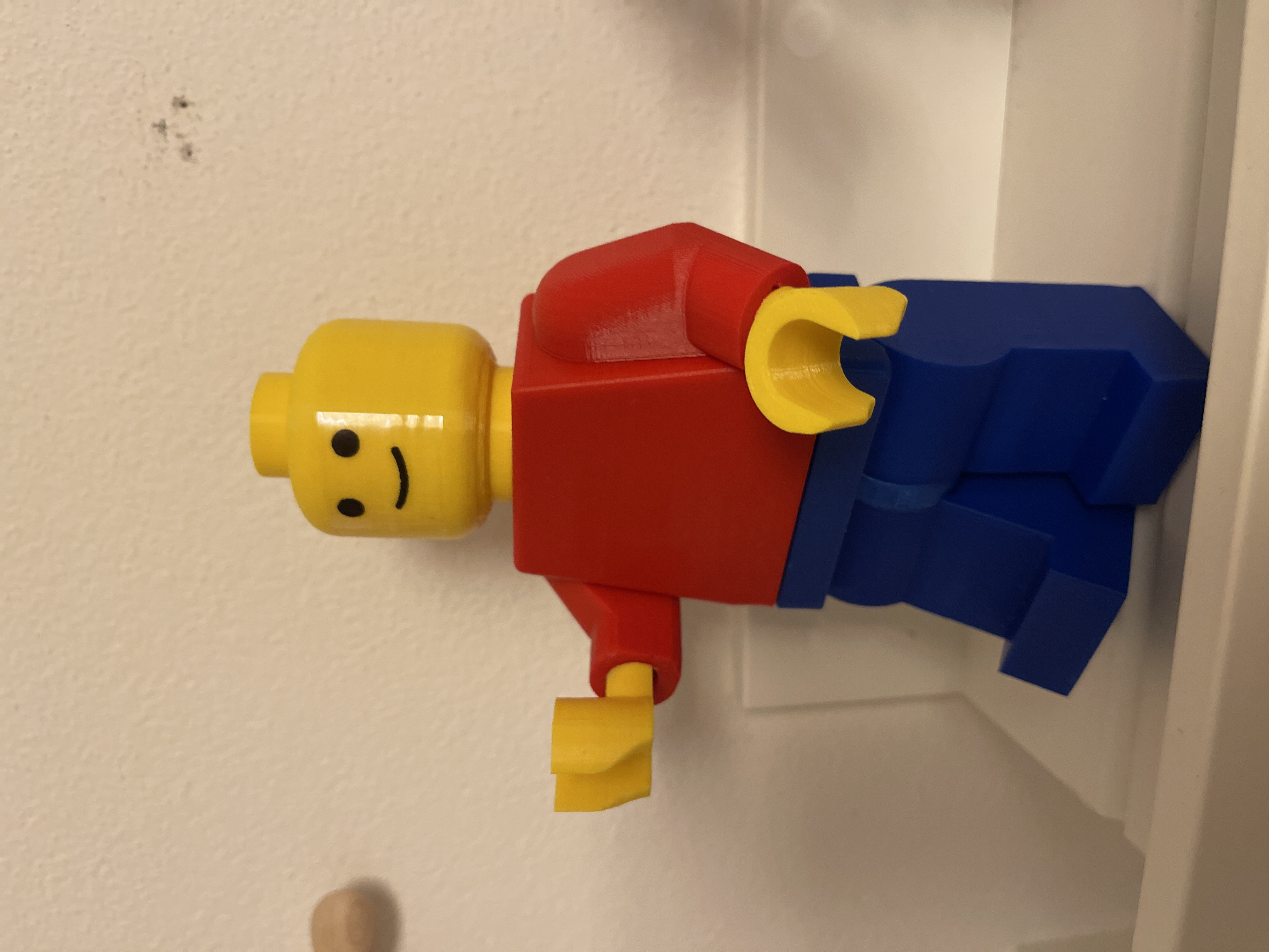 3D Printable Blank Giant Minifig by Michael Curry