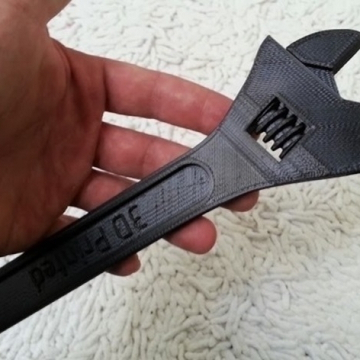 3D Printable Printable Wrench reworked by Daniel Norée