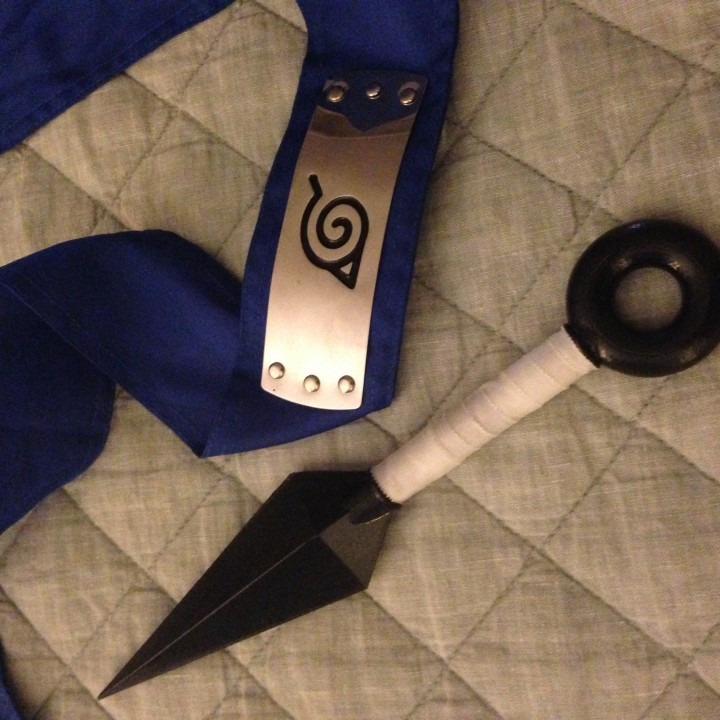 3D Print of Naruto Kunai Knife by weastonmiller