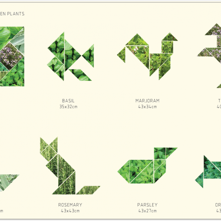 3D Printable Tangram by Ink Inch