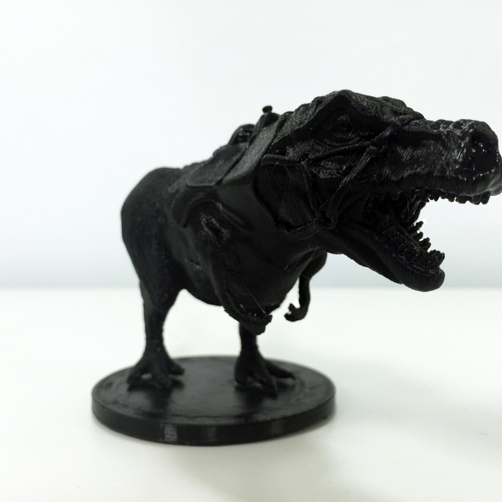 3D Printable T-Rex of Iron Sky by Corey Boland