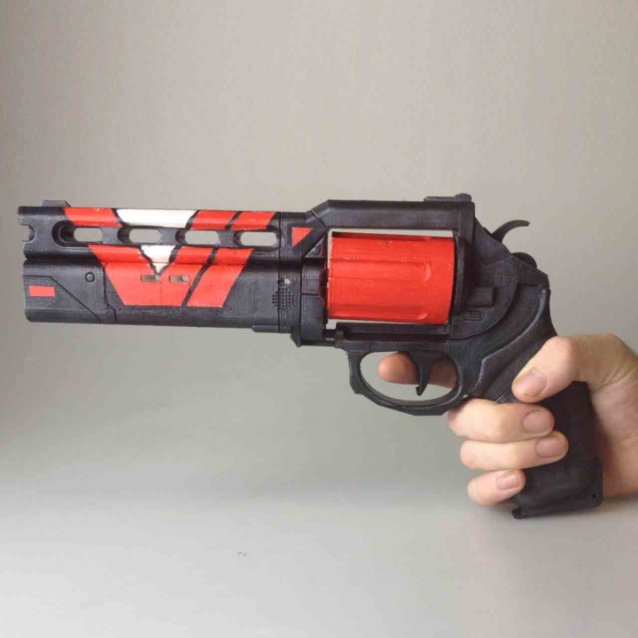 3D Printable The Devil you Know hand cannon from Destiny by Kirby Downey