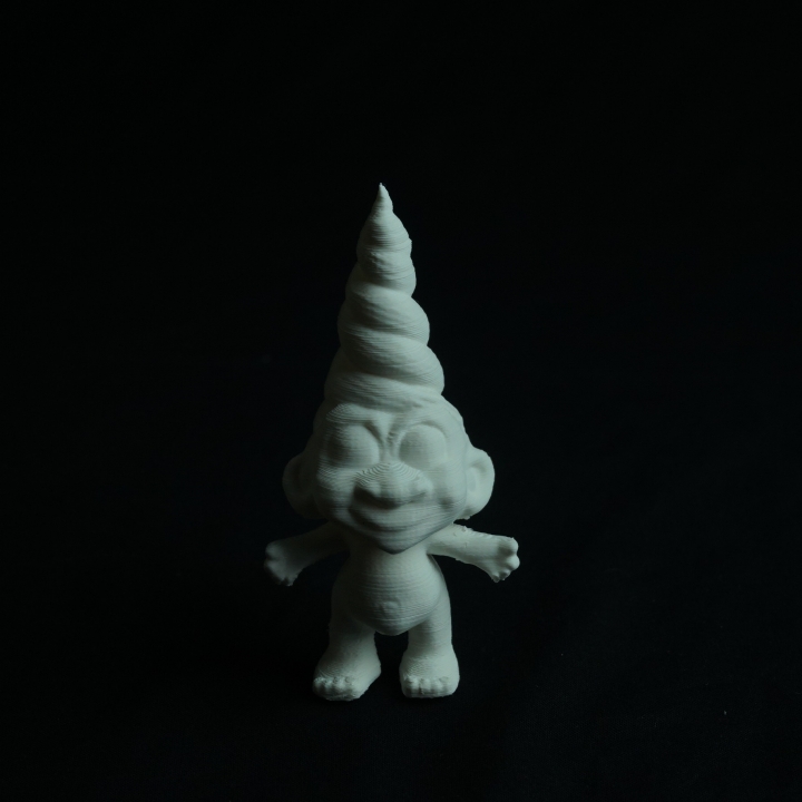 3D Printable Troll Doll by ercin gunduz