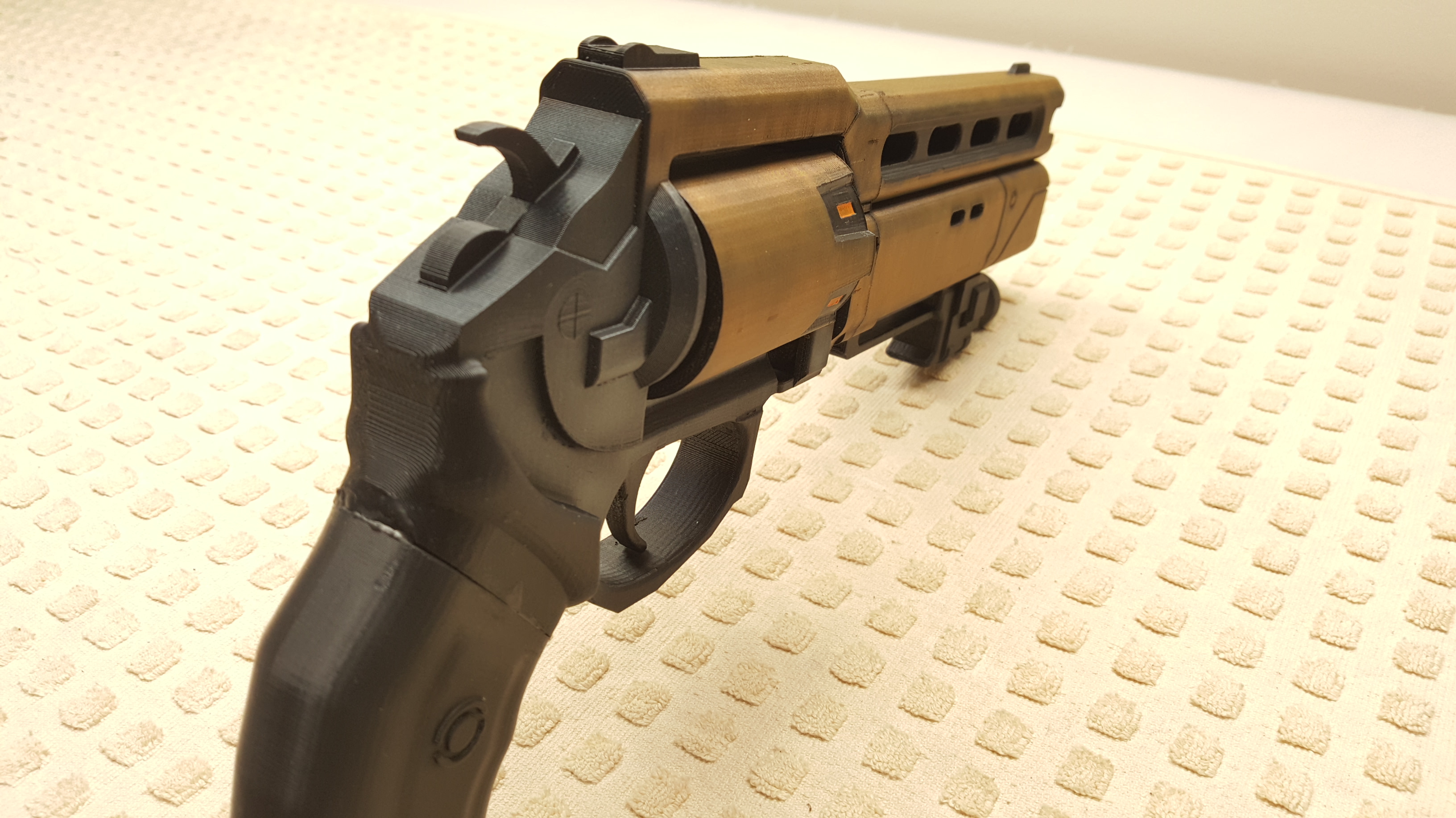 3D Printable Fatebringer hand cannon from Destiny by Kirby Downey