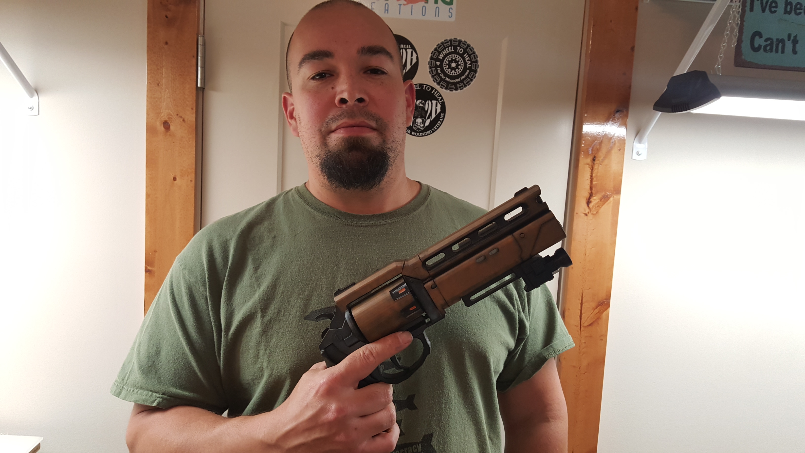 3D Printable Fatebringer hand cannon from Destiny by Kirby Downey