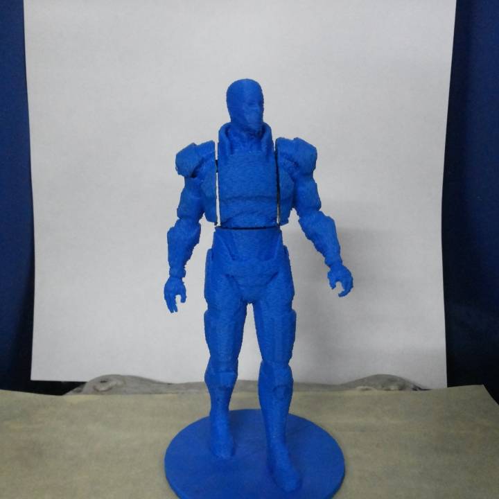 3D Printable N7 Commander Shepard Mass Effect by Martyn welbourn