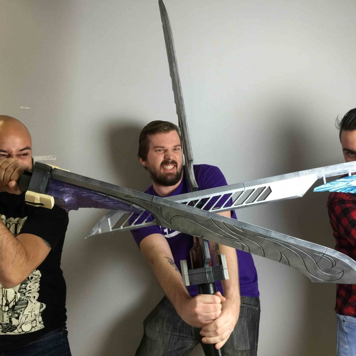 3D Printable Raze-Lighter Exotic Sword from Destiny by Kirby Downey