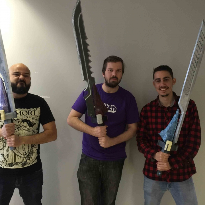 3D Printable Raze-Lighter Exotic Sword from Destiny by Kirby Downey