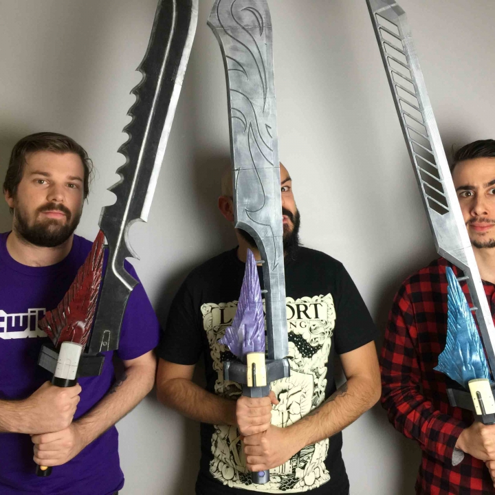 3D Printable Raze-Lighter Exotic Sword from Destiny by Kirby Downey