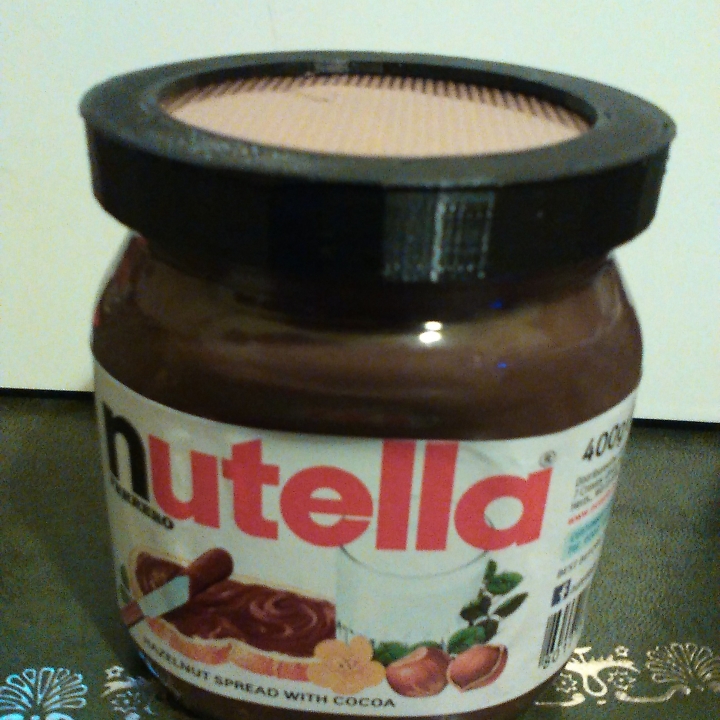 3D Printable Screw Lid for Nutella Jar by Cris Thompson
