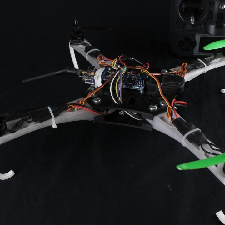 3D Printable Drone quadcopter FPV indestructible by anthony voilque
