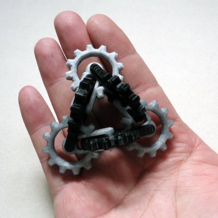 3D Printable Kinetic Gear Toy by Olz
