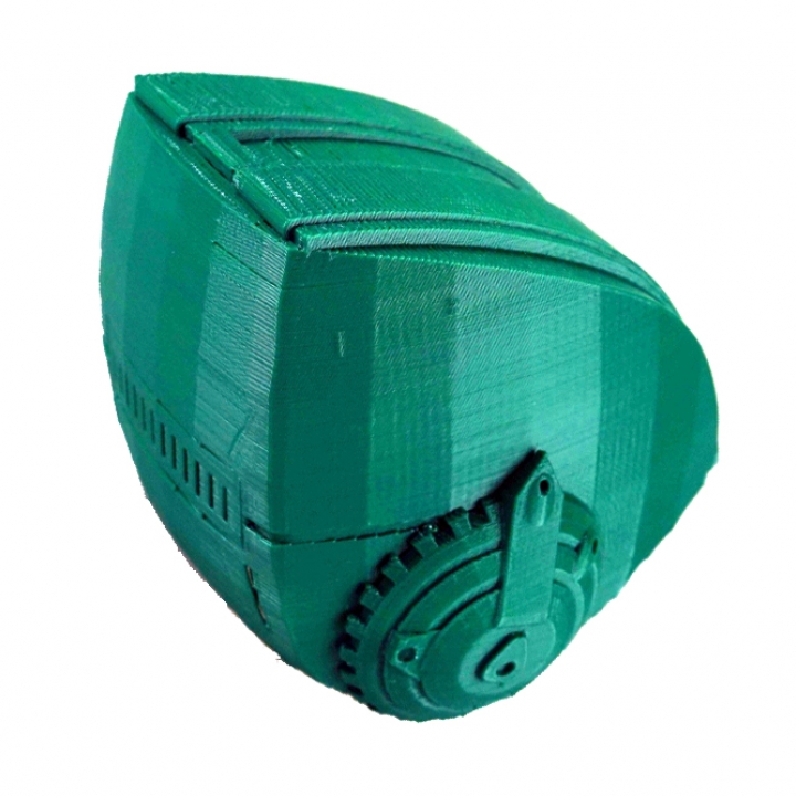 3D Printable The Fifth Element Police Helmet by Phillip Avery
