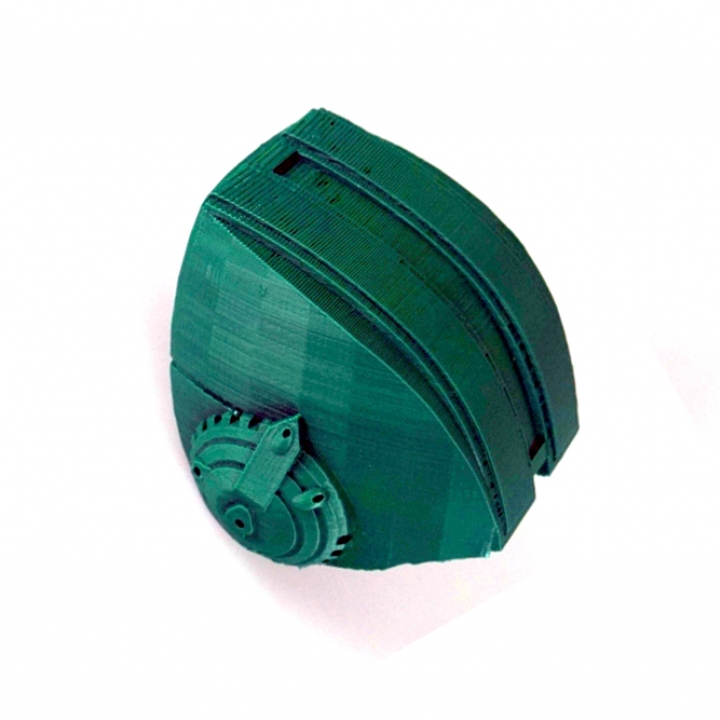 3D Printable The Fifth Element Police Helmet by Phillip Avery