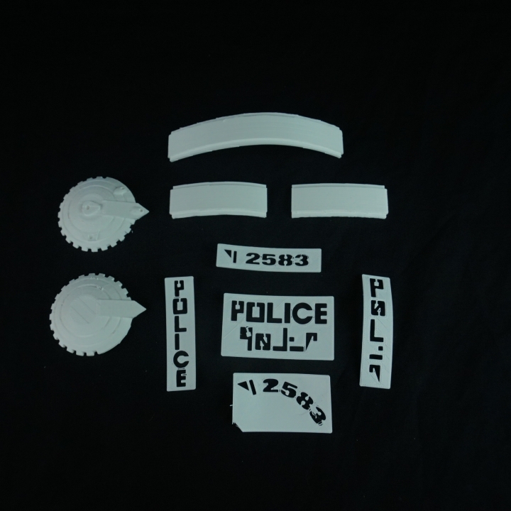 3D Printable The Fifth Element Police Helmet by Phillip Avery