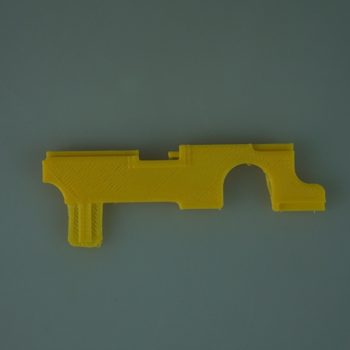 3D Printable Airsoft Cyma M4 selector plate replacement by Tom Kerpert
