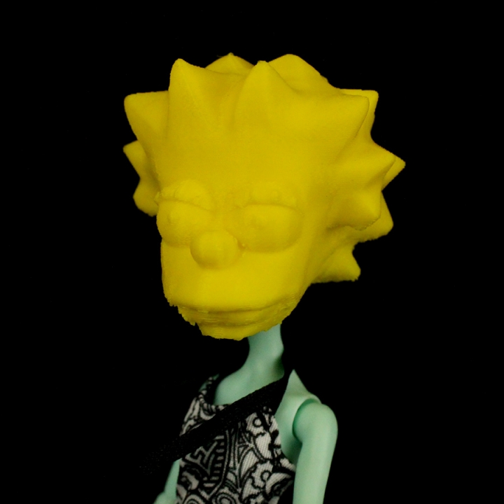 3D Printable Lisa Simpson Monster High Hack by Evavoo