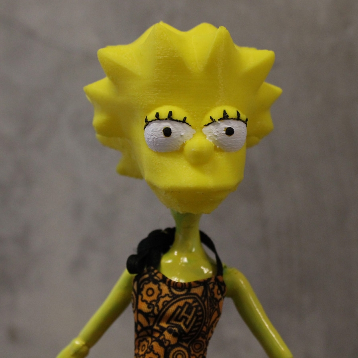 3D Printable Lisa Simpson Monster High Hack by Evavoo