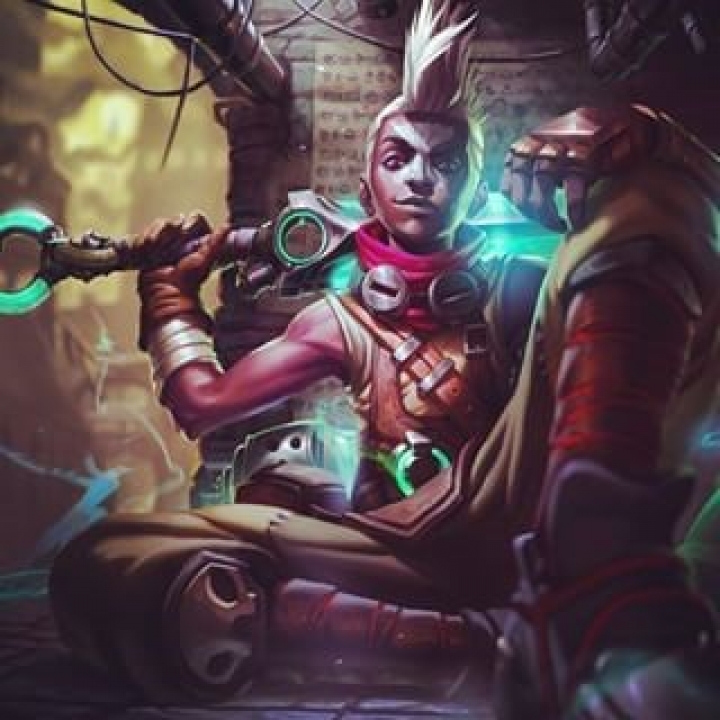 3D Printable Ekko from League Of Legends by 3DNA