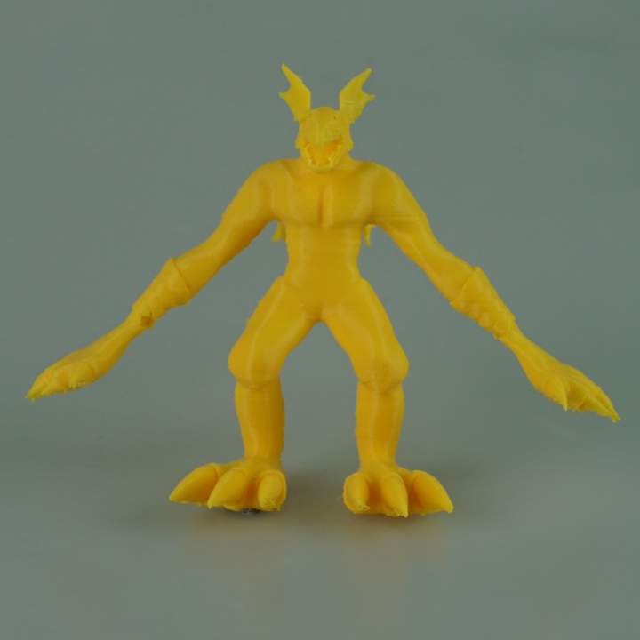 3D Printable Creature Evil Fan made Anime by Marco Romano