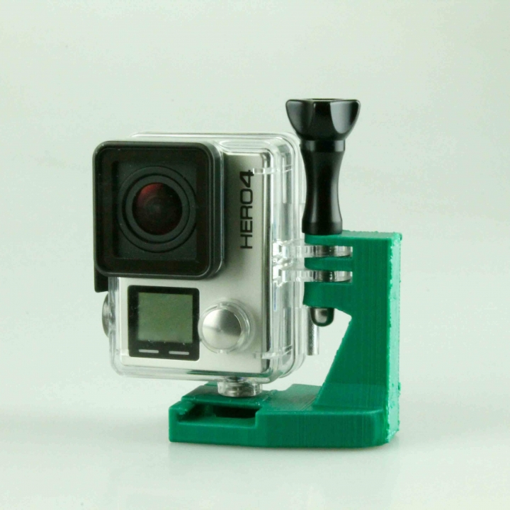 3D Printable Scuba Diving GoPro Mount by Valentin Lheureux