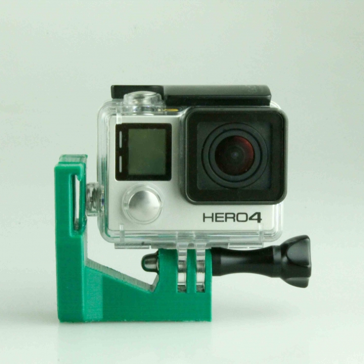 3D Printable Scuba Diving GoPro Mount by Valentin Lheureux