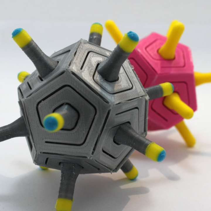 3D Printable Springy Shape by Jake Jake