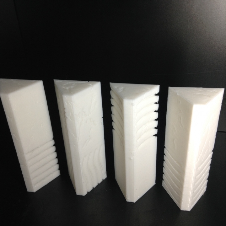 3D Printable The Fifth Element Stones by Phillip Avery