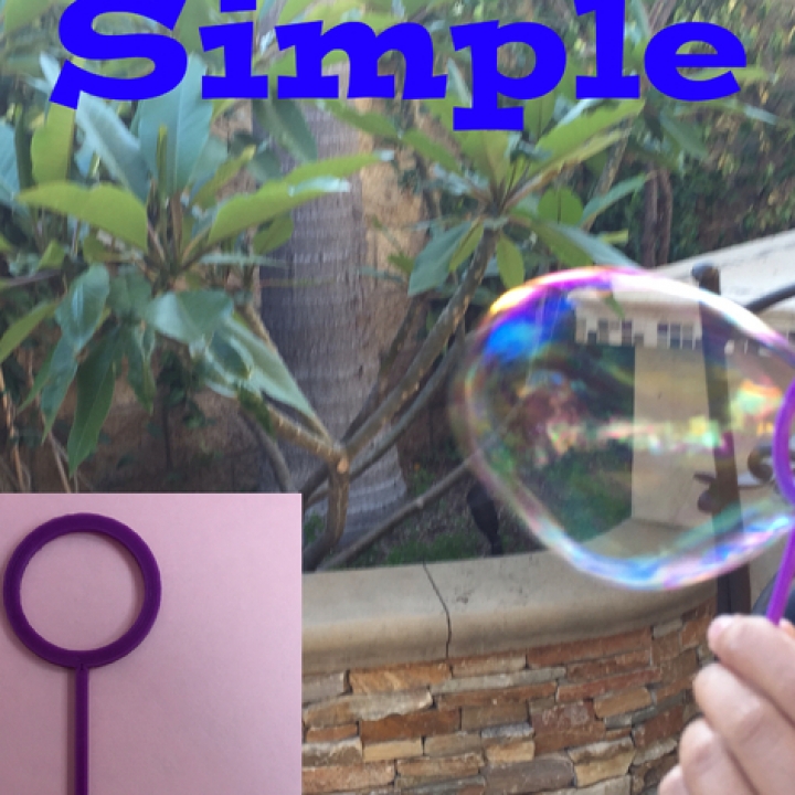 3D Printable Amazing Bubble Wands! by Caitlin Le