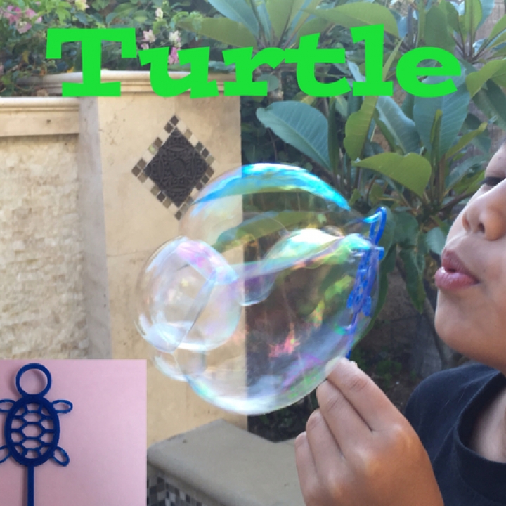 3D Printable Amazing Bubble Wands! by Caitlin Le