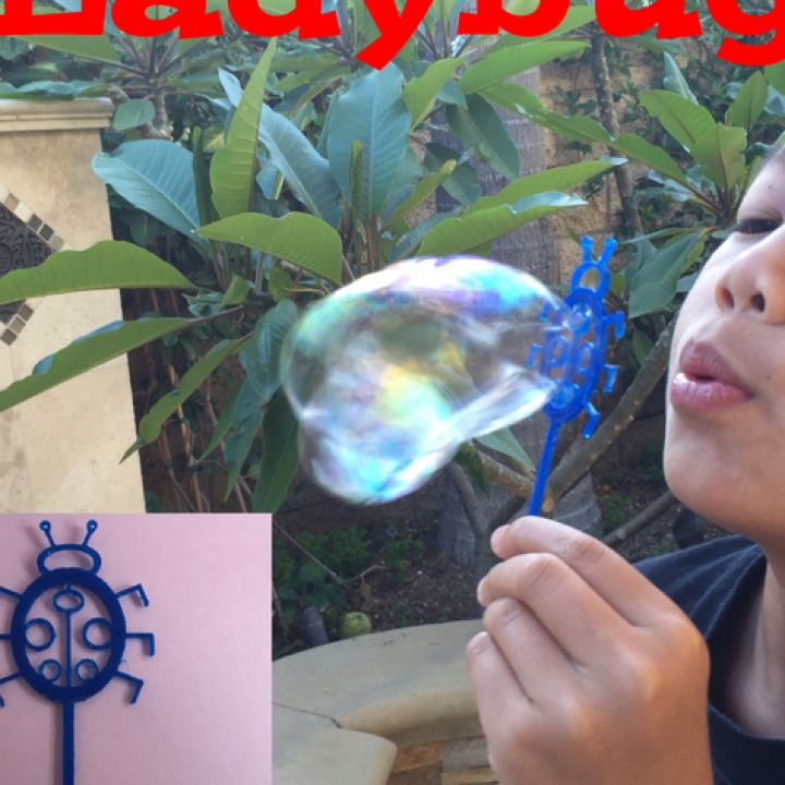 3D Printable Amazing Bubble Wands! by Caitlin Le