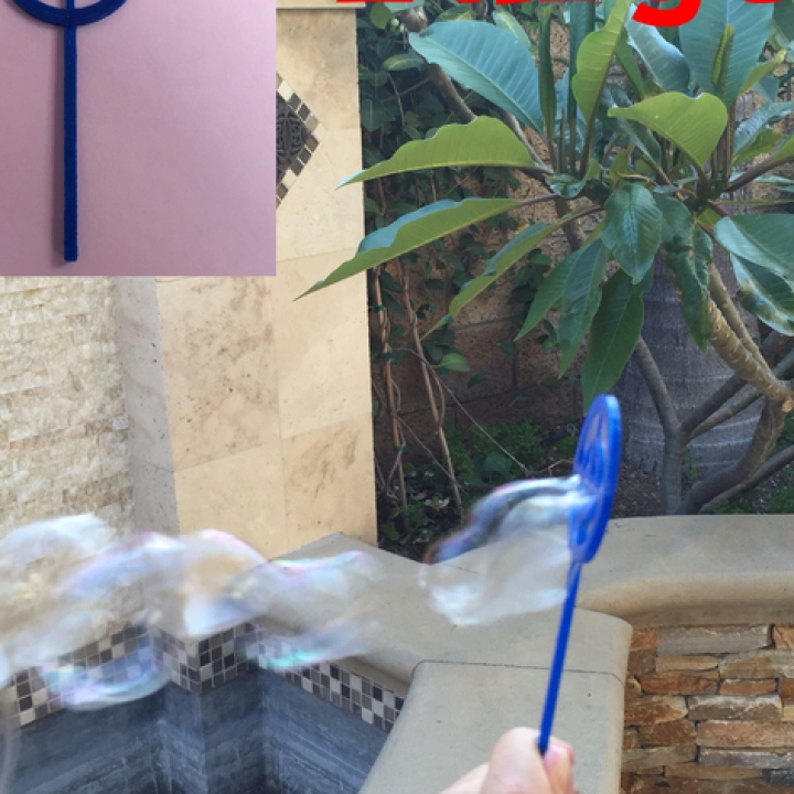 3D Printable Amazing Bubble Wands! by Caitlin Le