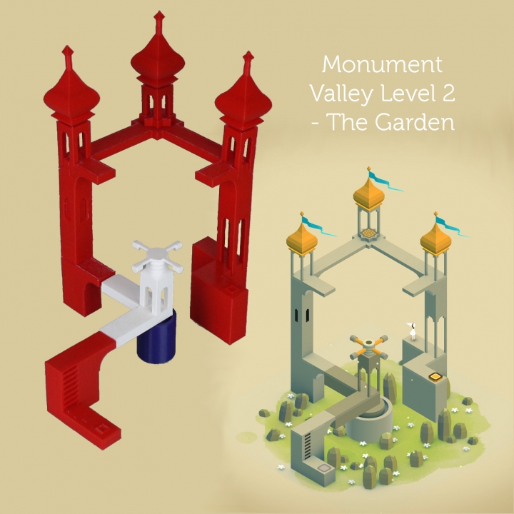 3D Printable Monument Valley Levels - Chapter II: The Garden by Conor ...
