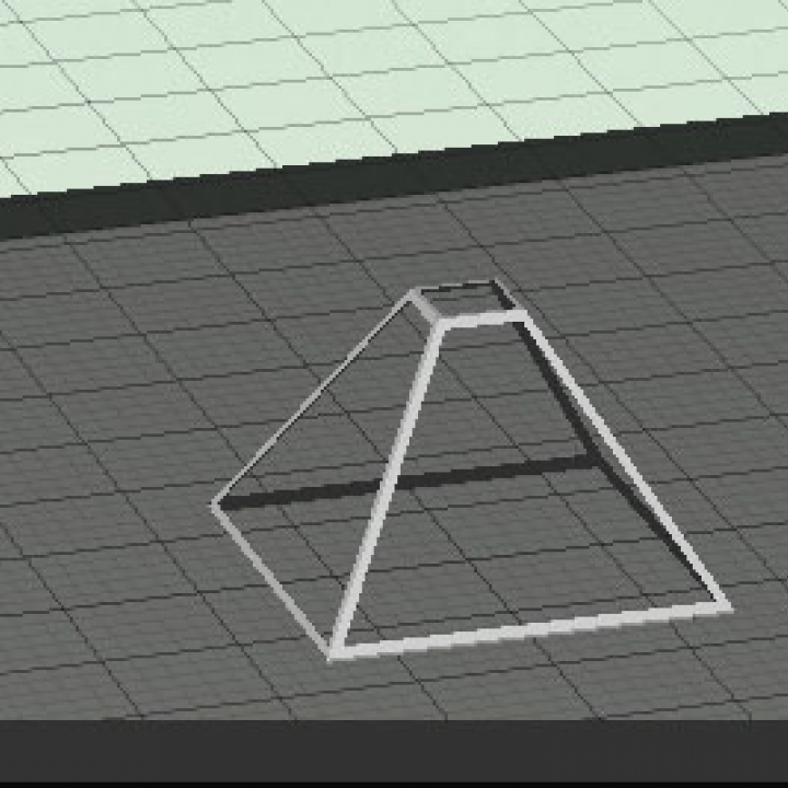 3D Printable Hologram Pyramid Frame by Carlos Ramos