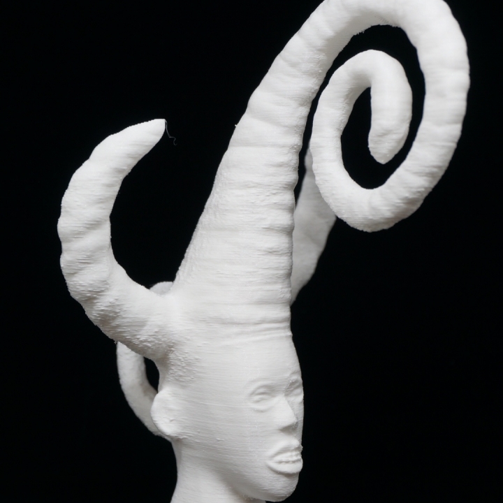 3D Printable Ekoi People Mask at British Museum, London by Scan The World