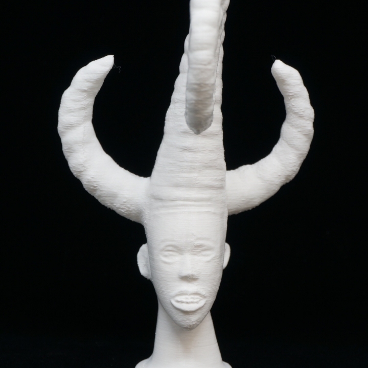 3D Printable Ekoi People Mask at British Museum, London by Scan The World