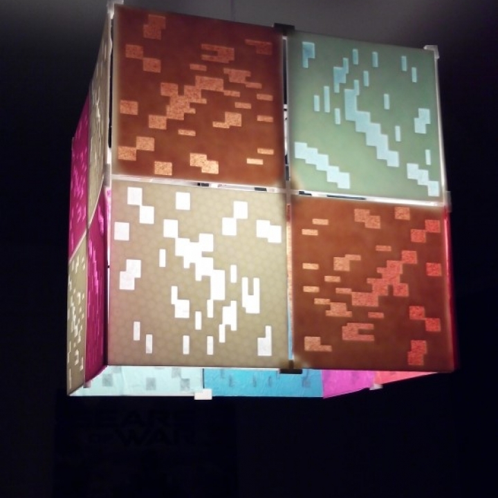 3D Printable Minecraft Lamp by HUMISAVE