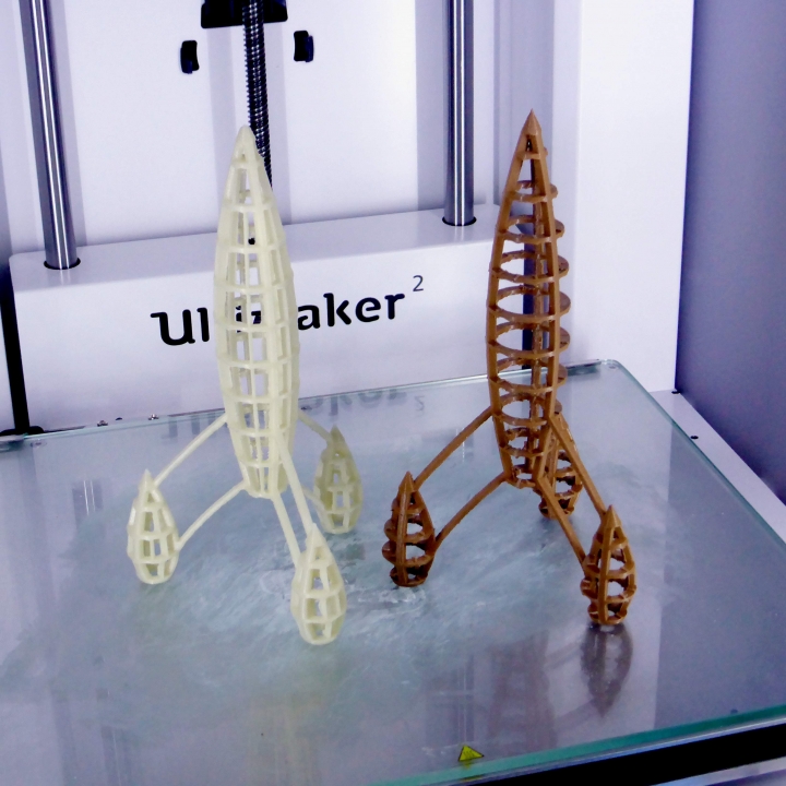 3D Printable Rocket Model by TimeBeeStudio