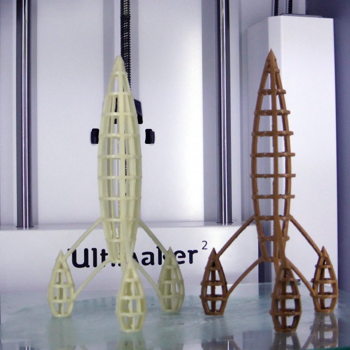 3D Printable Rocket Model by TimeBeeStudio