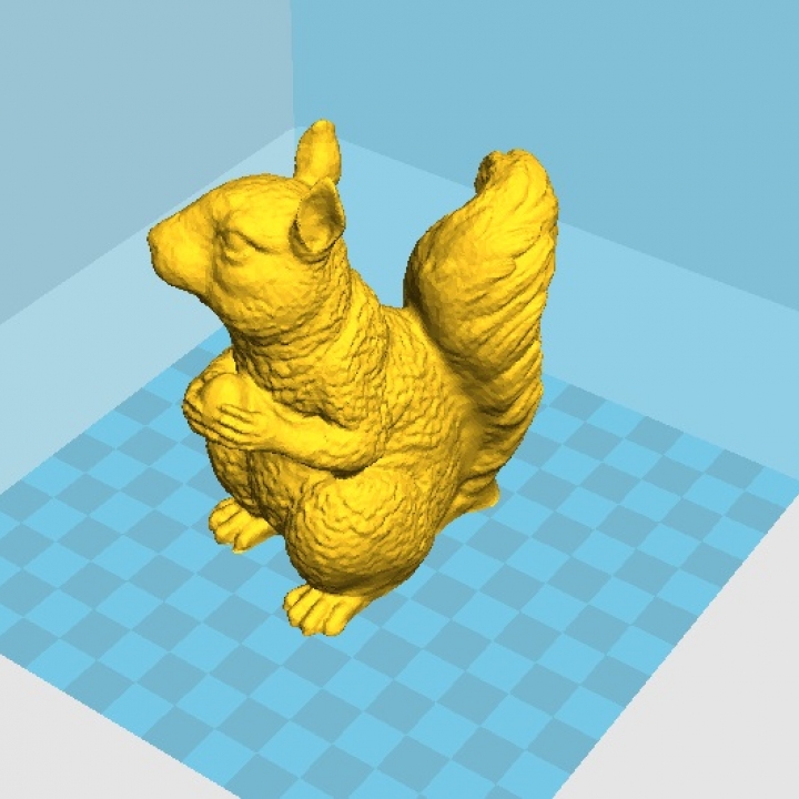 3D Printable Squirrel by BlazP