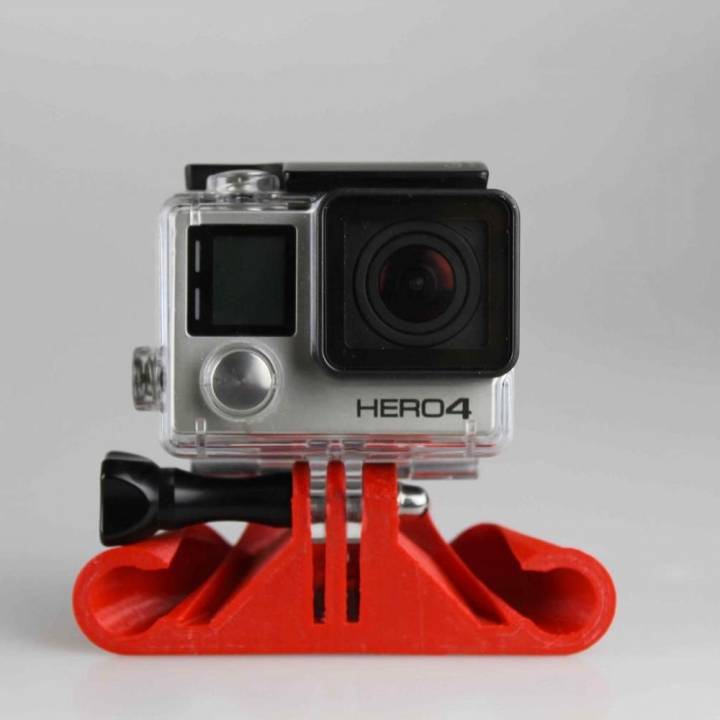 3D Printable Cable Wake boarding GoPro Mount by Valentin Lheureux